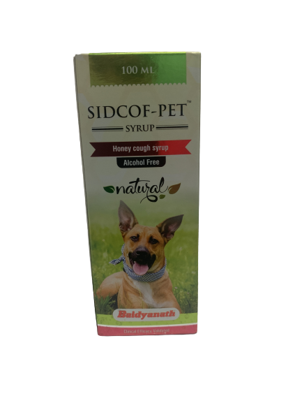 Sidcof-Pet Honey Cough Syrup for Cats & Dogs-100ml | SEYBUSINESS