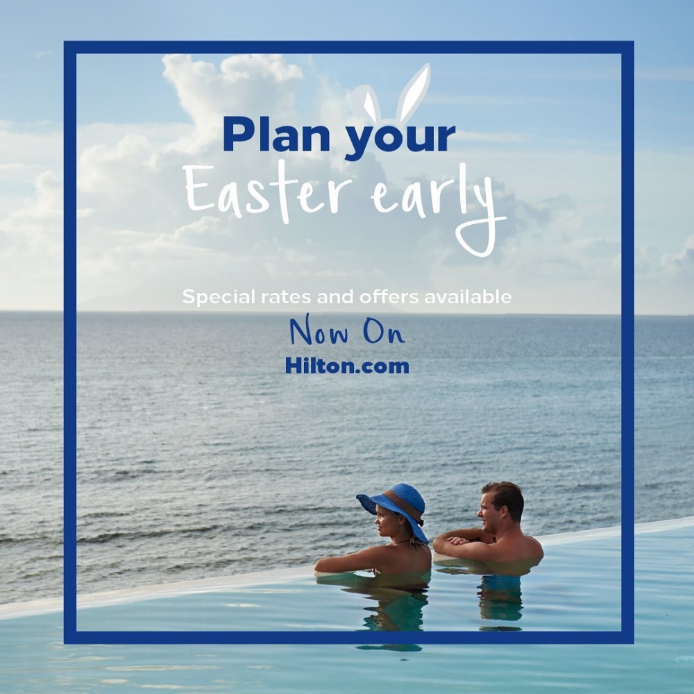 Plan your Easter early Book your dream vacation now on Hilton.com 🏝 ...