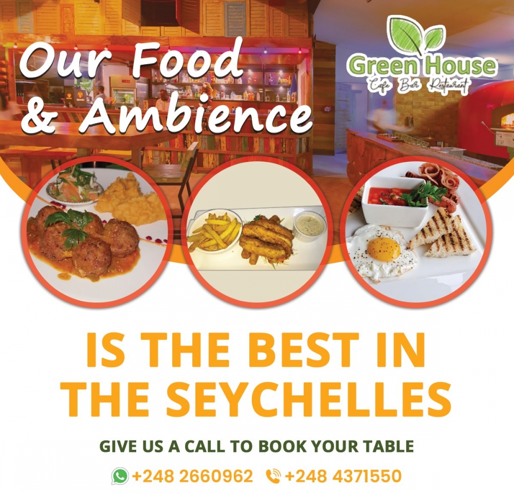 Our food & Ambience is the best in the Seychelles. Book your table ...