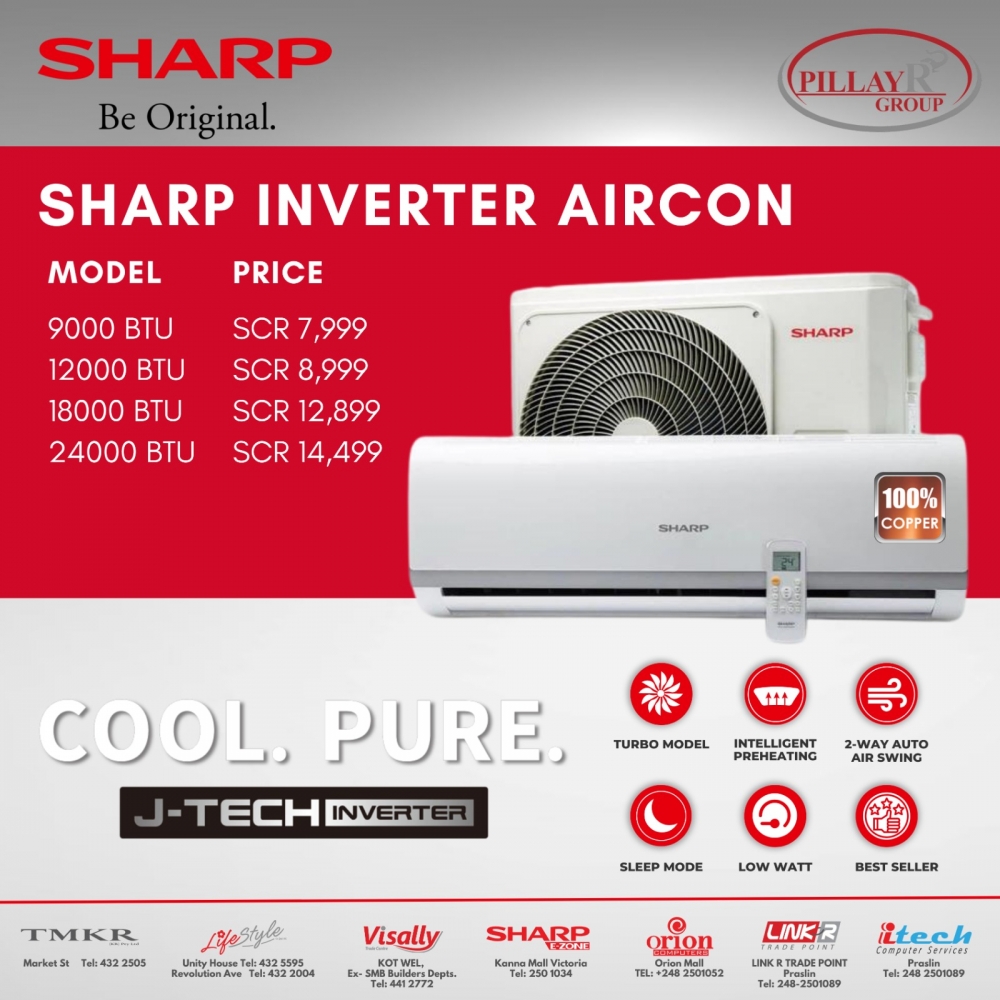 Be original, buy Sharp inverter aircon | SEYBUSINESS