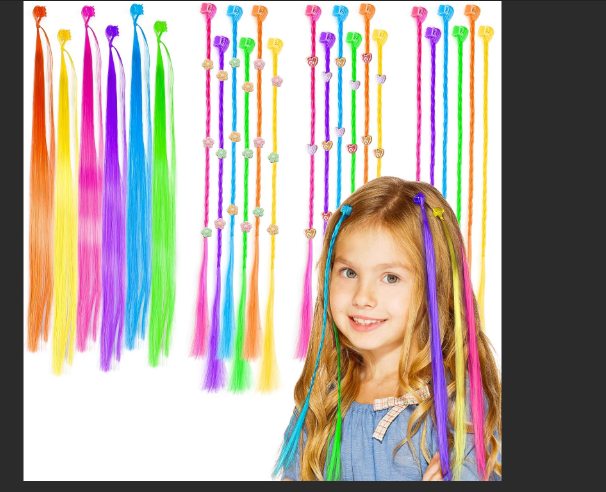 Hair extension for kids available at Stationery Plus For crazy hair day ...