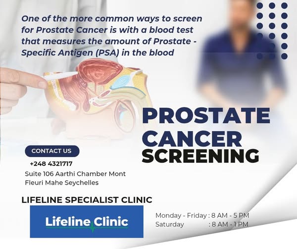 Prostate cancer often develops without early warning signs. A simple ...