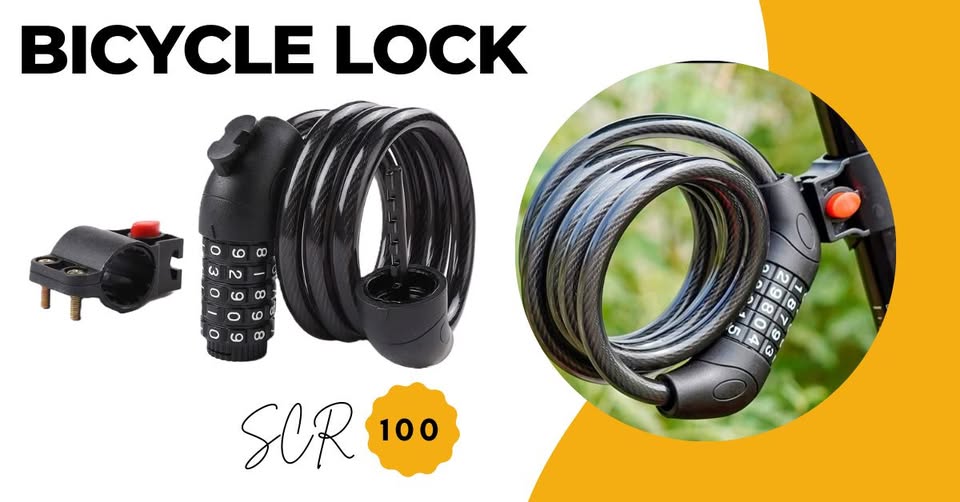 NEW ARRIVAL!!!! NOW AVAILABLE!! *BICYCLE LOCK* For Only!! SCR 100 ...
